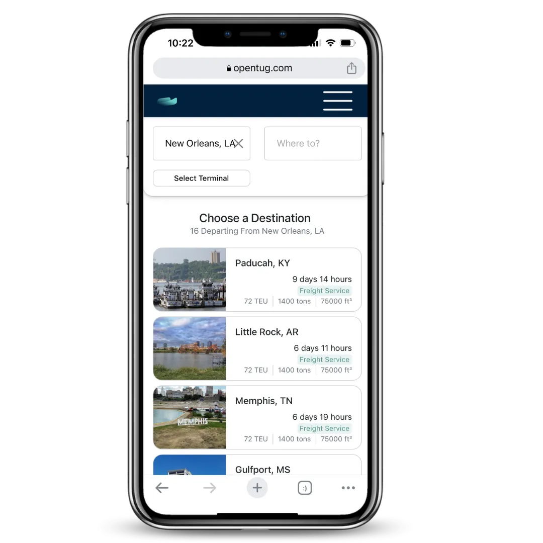 Marine Transport Logistics | Barge Transportation | OpenTug